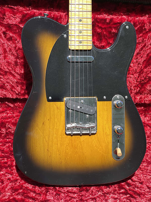 Detemple '52 Telecaster 1-Piece Ash FLAME Neck Extravaganza! | Reverb
