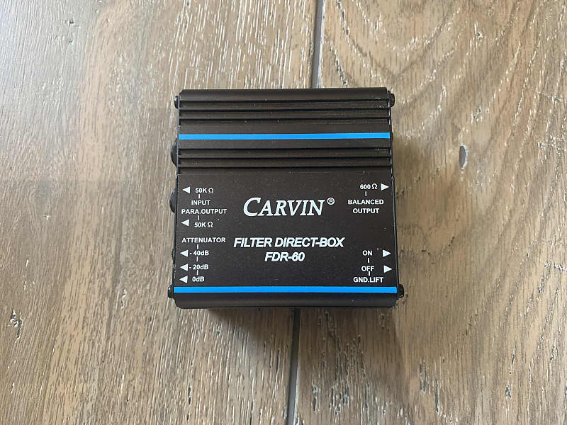 Carvin Filter Direct-Box FDR60 Black and Blue | Reverb