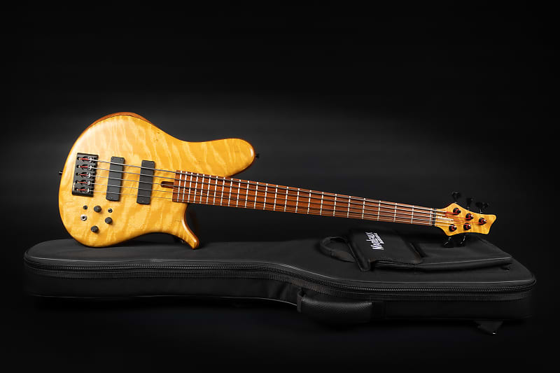 2023 Marleaux MBass 5-String Movingui Friso Signature Top - | Reverb