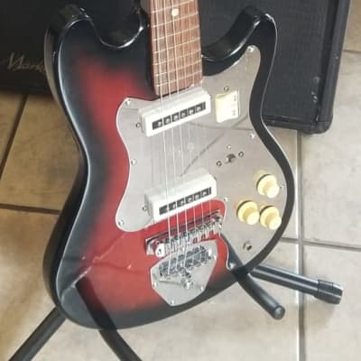 Recco ( by Guyatone)1960s Japanese Electric Guitar- Burgundy | Reverb