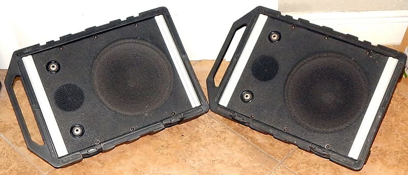 Peavey Mini-Monitor II Floor Monitor plastic stage monitors | Reverb