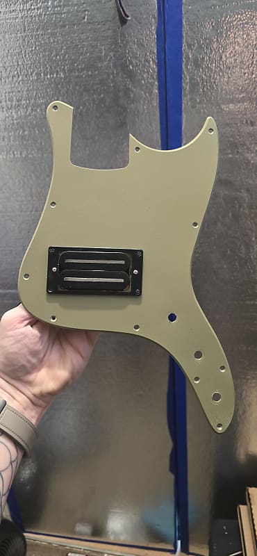 Fender Squier Bronco Pickguard with Guyker Dual Rail | Reverb