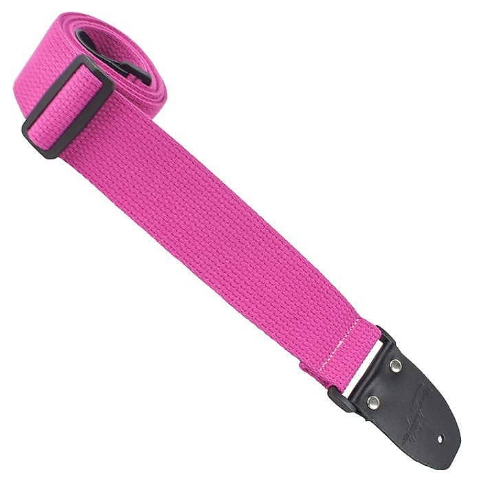 Henry Heller Hot Pink Guitar Strap HCOT2-FUS | Reverb