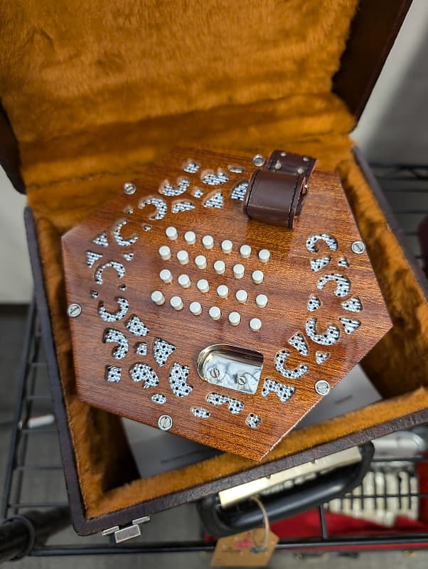 Bastari English Concertina with Case | Reverb