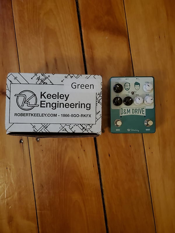 Keeley D&M Drive limited edition green | Reverb