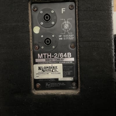 Electro Voice EV MTL-2.5 and MTL2B 12 box system | Reverb