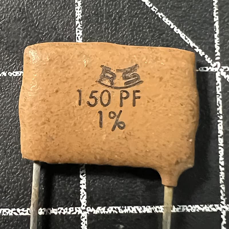 RadioSpares 150pf silver mica capacitor | Reverb