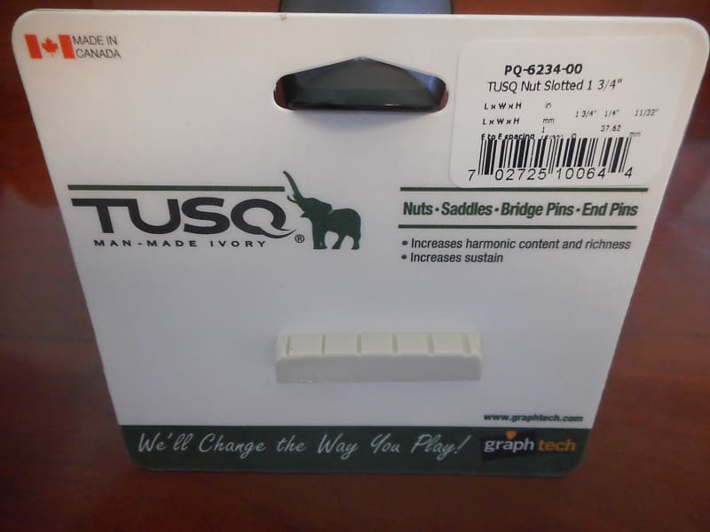 Graph Tech PQ-6234-00 1-3/4" Slotted Nut - TUSQ | Reverb