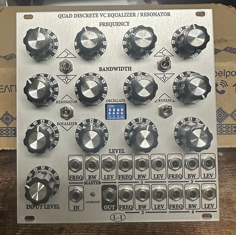 L-1 Quad VC Resonant Equalizer 2020 - Silver | Reverb