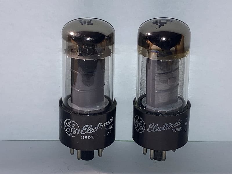 GE 6V6GT Tubes (Matched Pair) 1959 and 1961 | Reverb
