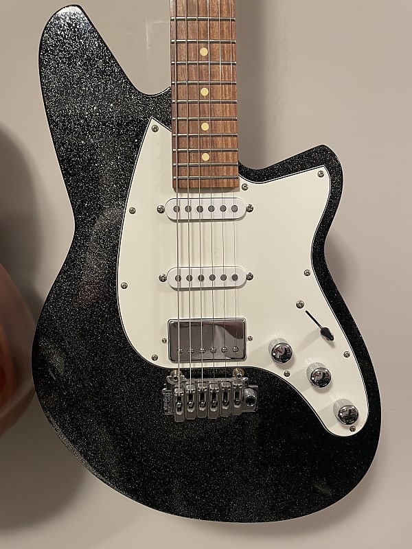 Reverend Six Gun HSS Wildwood Exclusive 2020 - Black Sparkle | Reverb