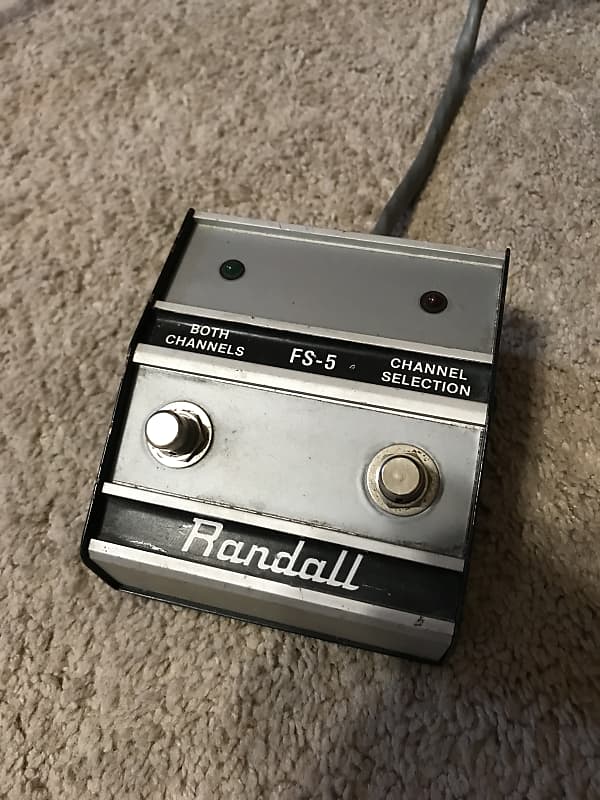 Randall FS-5 mid-80s footswitch | Reverb