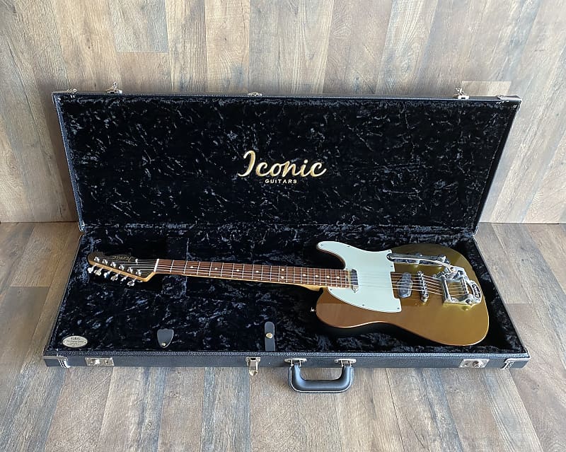 Iconic guitars Evolution T 2021 Color shift inferno Pearl | Reverb