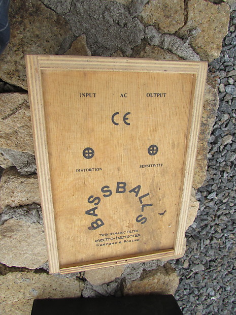 Electric Harmonix Bass Balls Wood Box With Warranty Card | Reverb UK