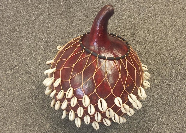 African Gourd Shaker Shekere Percussion Instrument | Reverb
