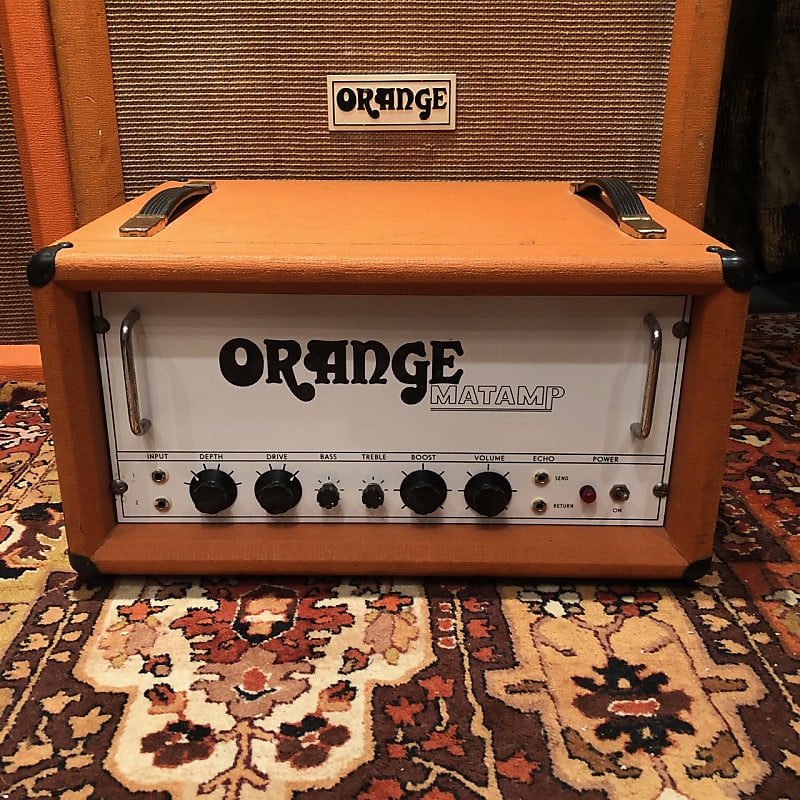 Vintage 1969 Orange Matamp OR200 200w KT88 Valve Amplifier | Reverb