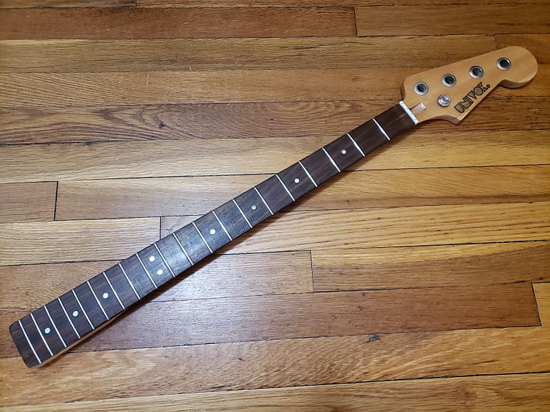 Univox Precisely Bass Neck 1970s Rosewood/Maple | Reverb