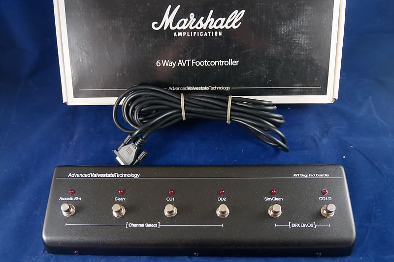Marshall PEDL-10039 6 Way AVT Amp Footswitch / Footcontroller | Reverb