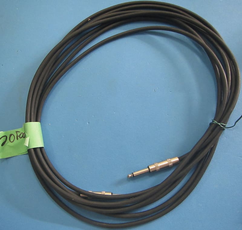 Unknown 20 foot cable/cord 2000's - black | Reverb