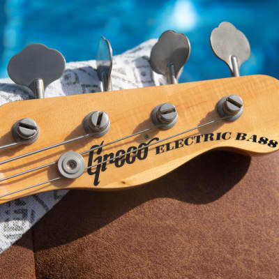 1970's Greco Precision Tele Bass - Three Tone Sunburst - Made | Reverb