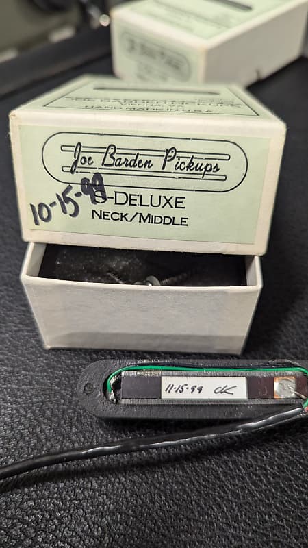 Joe Barden Engineering S- deluxe neck/middle 99 - Black | Reverb