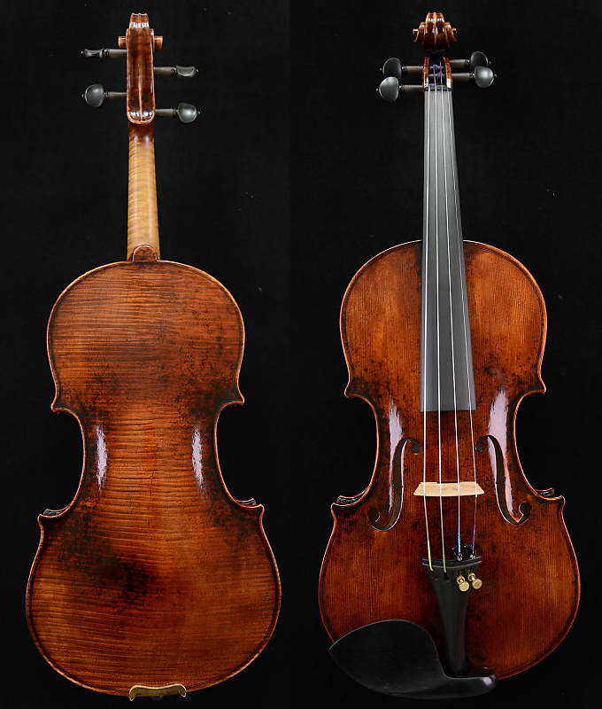 Stradivari 1716 Messiah Violin Model 200-year old Spruc 1-PC | Reverb