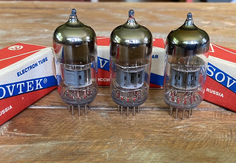 Sovtek 12AX7WA preamp tubes, 3 pcs, tested/100% | Reverb