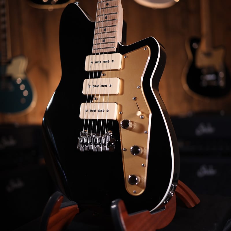Reverend Jetstream 390 Solidbody Electric Guitar - Midnight | Reverb