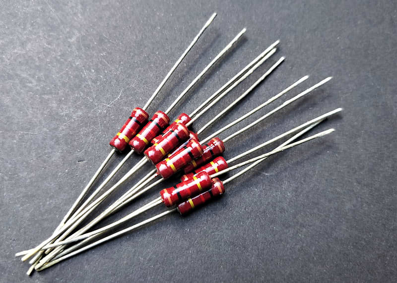 10x Vintage NOS Piher 1K 0.5W Carbon Film resistors for Fuzz | Reverb