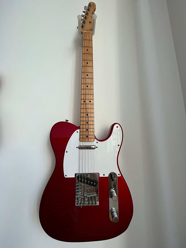 Fender Telecaster 1993 - Red and white | Reverb