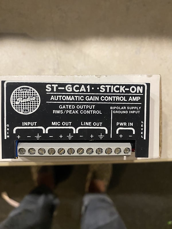 Radio Stick-ons RDL ST-GCA1 Gain Control Amplifier | Reverb