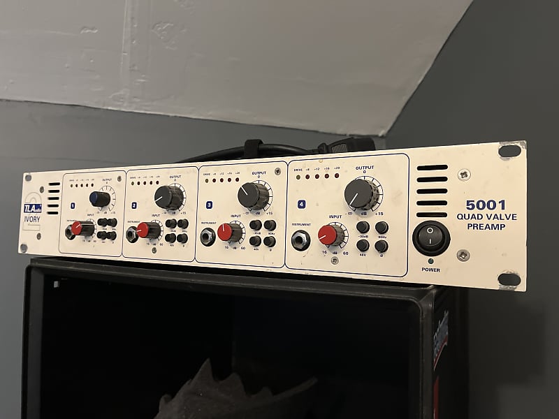 TL Audio 5001 Quad Valve Preamp 2000s - White | Reverb