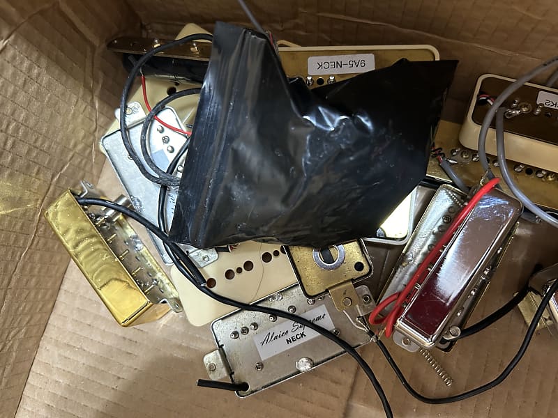 Lot of Guitar Pickups, P90's, Humbuckers, Filtertrons | Reverb