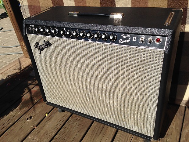 Fender Twin Reverb II 1983 Black | Reverb