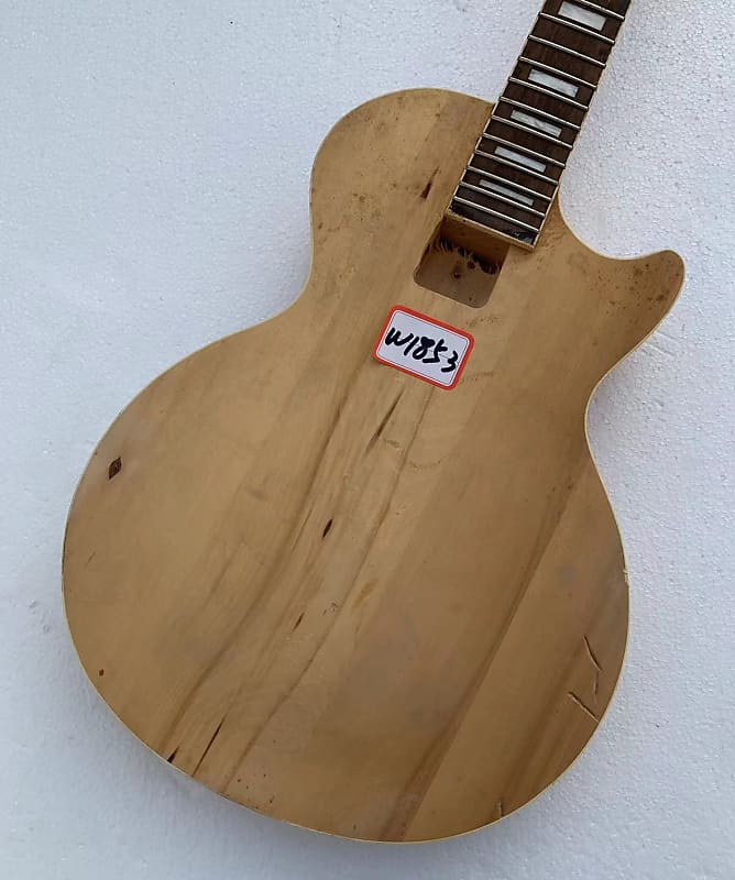 Les LP Style Guitar Body with Maple Neck DIY Project | Reverb