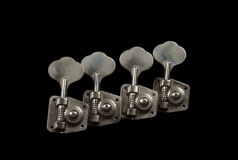 Bass Tuners Vintage aged complete set for Fender Jazz bass or | Reverb
