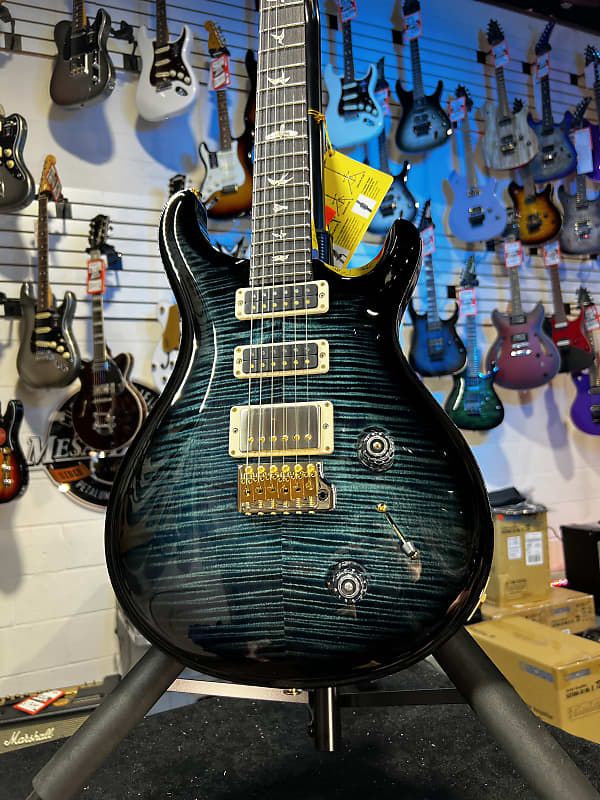 PRS Studio Guitar - Slate Blue Smokewrap Burst, Custom Color | Reverb