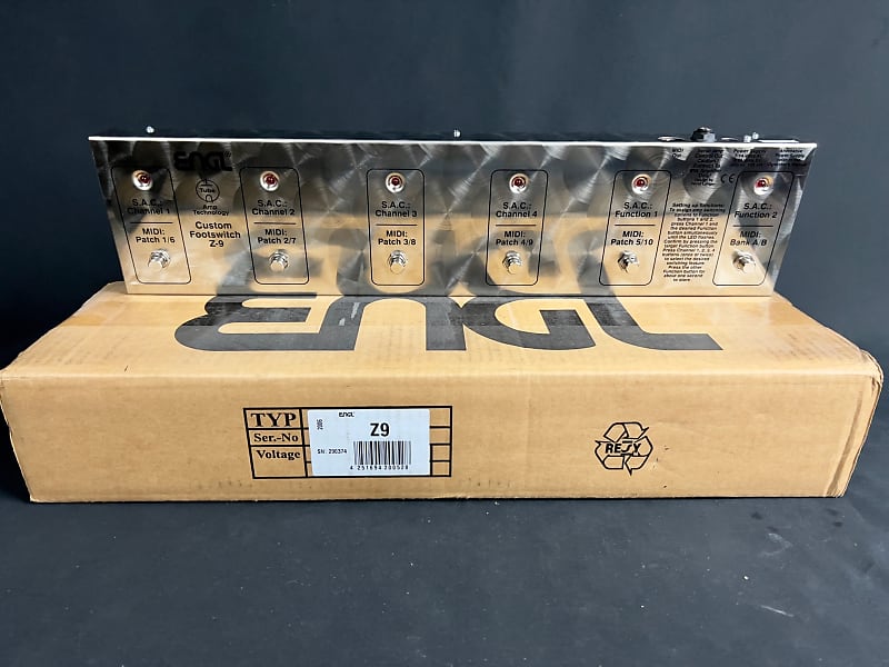 ENGL Engl Z9 S.A.C. / Midi Footswitch Amp Controller 2021 | Reverb