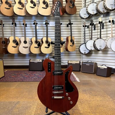 Eastman Juliet P-90 Solid Body Electric Guitar Vintage Red | Reverb