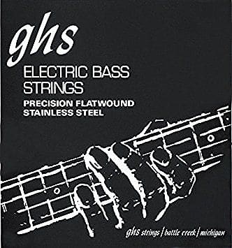 GHS Precision Flats Flatwound Stainless Steel Bass Guitar | Reverb