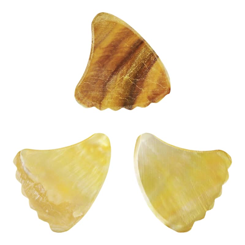 Gold Abalone Shell Guitar Pick - Shark Fin Shape - Handmade | Reverb