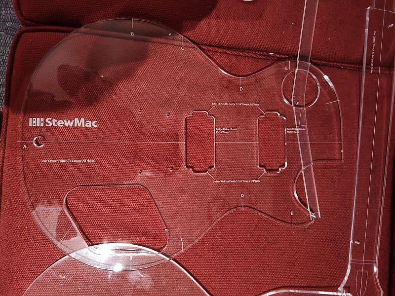 Stewmac Complete Routing Template for '59 Gibson Les Paul | Reverb