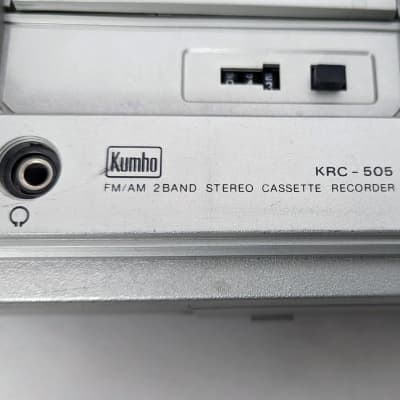 Kumho KRC-505 FM/AM 2-Band Stereo Cassette Recorder - Boombox | Reverb
