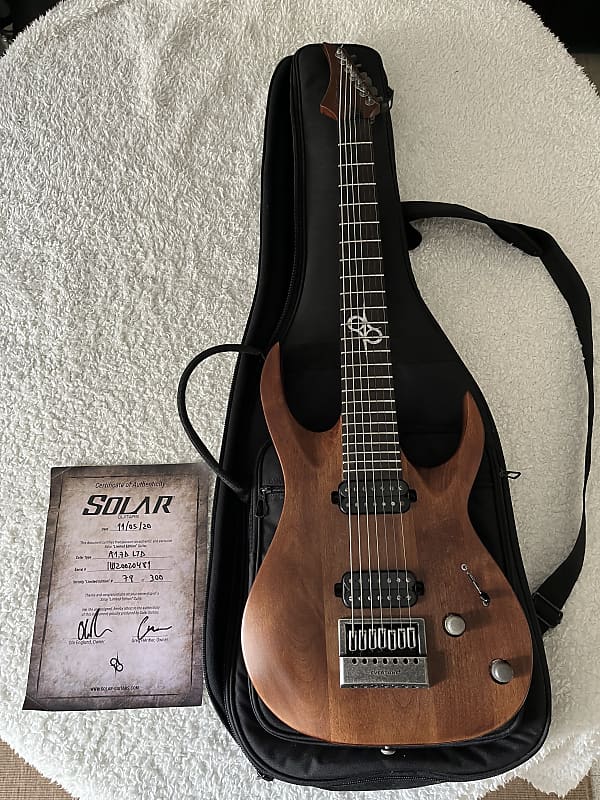 Solar Guitars A1.7D LTD 2020 - Aged Natural Matte Distressed | Reverb