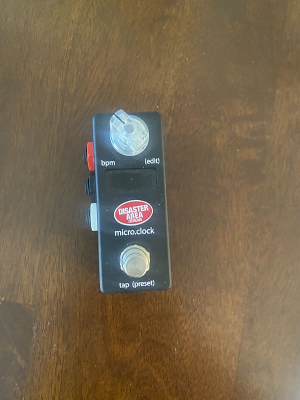 Disaster Area Designs Micro clock - Black | Reverb