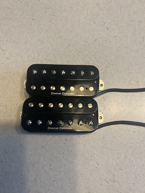 Seymour Duncan 7 string humbuckers 2002 - Black | Reverb