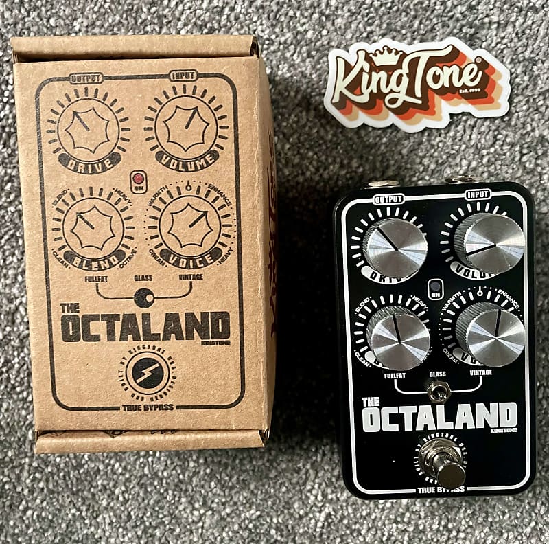 King Tone Guitar The Octaland 2020 - 2021 - Black | Reverb