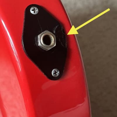 Beautiful Yamaha RGZ121P 1991 - Vivid Red With Hard Shell | Reverb