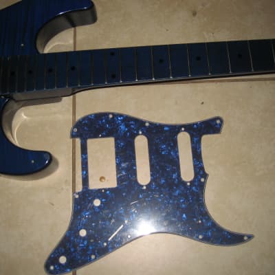 Jackson Performer PS7 Guitar Body Japan w/New Blue Neck~Blue | Reverb