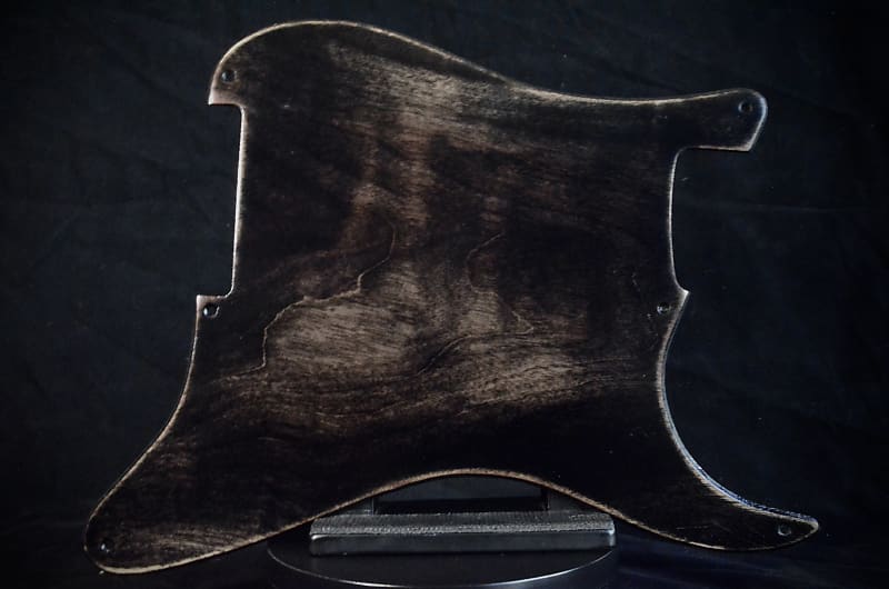 Fender Telecaster Pickguard - Mordred Distressed Black Walnut | Reverb